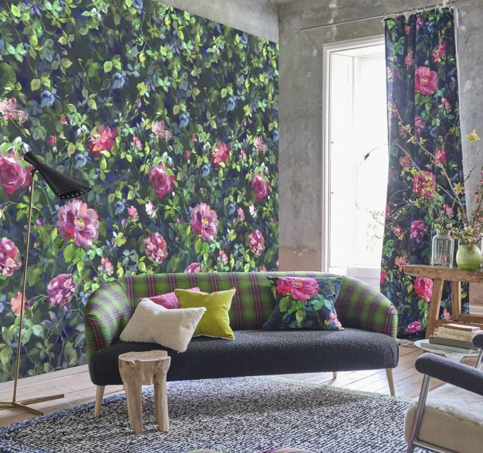 Gertrude Rose Fuchsia PDG1154/01 (paneeli) - Kukat ja kasvit ...