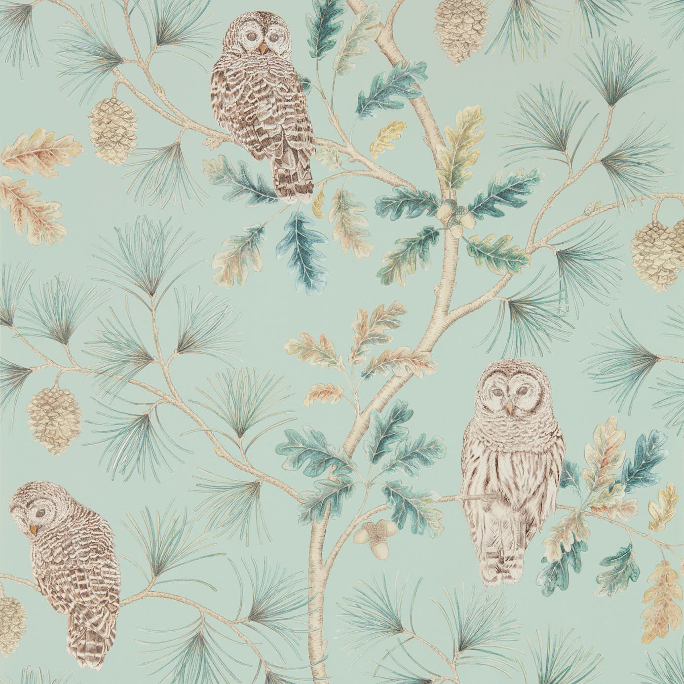 Owlswick Whitstable Blue 216596 - Owlswick - Elysian - Sanderson ...