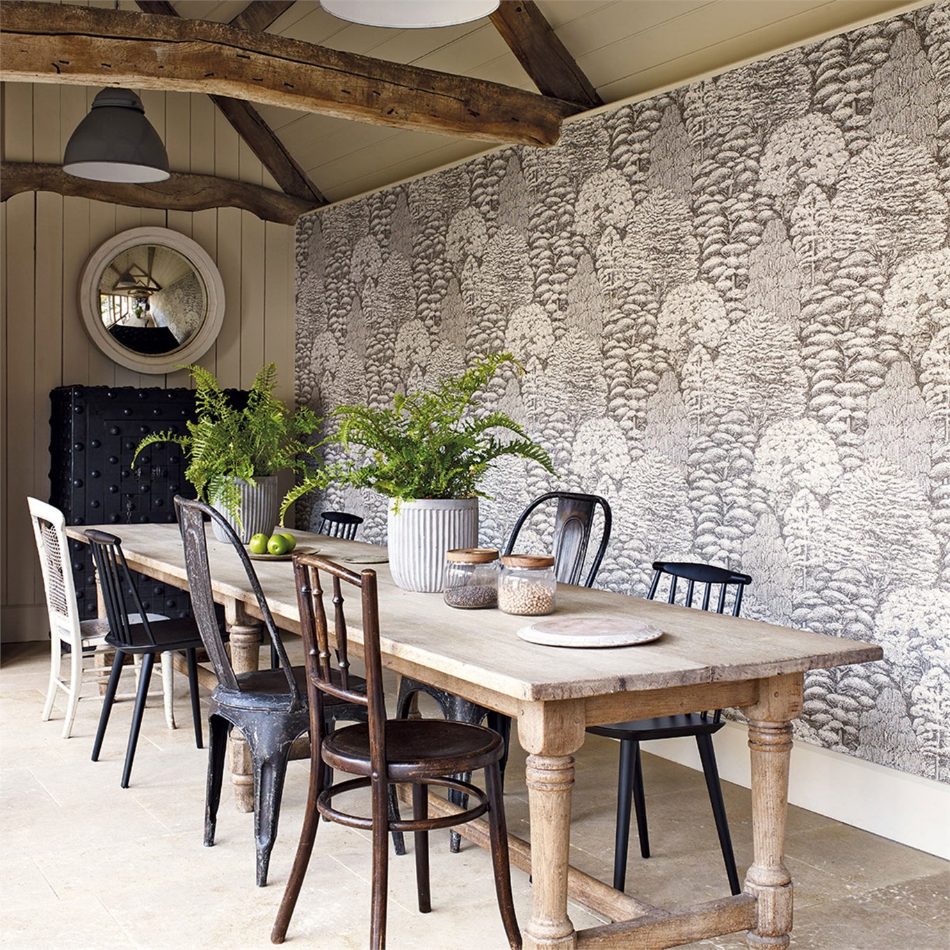 Woodland Toile Ivory/Neutral 215717 - Woodland Toile - Woodland Walk ...